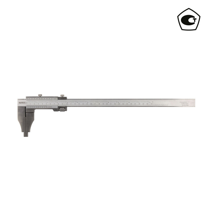 ASIMETO 311-20-0 Штангенциркуль нониусный тип 3; с удлиненными губками 0,02 мм, 0-500 мм
