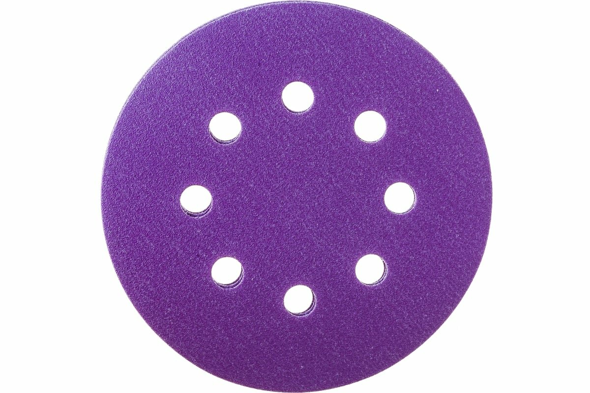 Hanko Круг шлифовальный Purple PP627 (125 мм; 8 отв; Р180; 100 шт.) PP627.125.8.0180