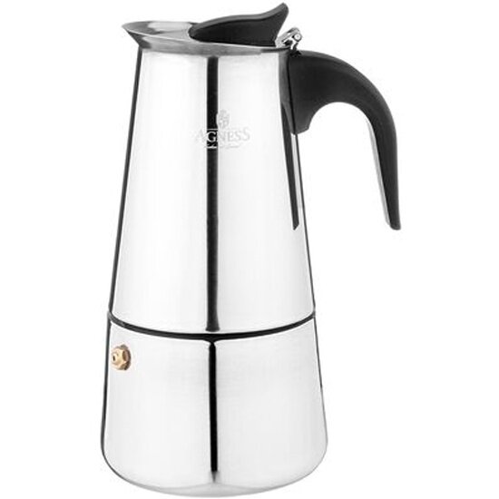 Кофеварка гейзерная Agness "монблан", 200 мл. на 4 чашки