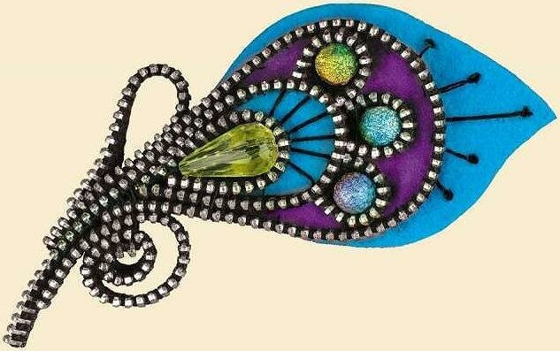 Брошь Риолис