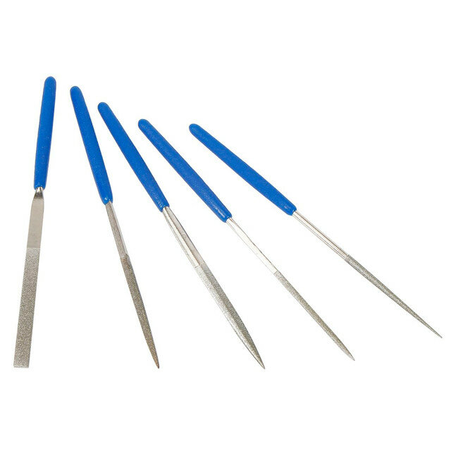 Набор напильников WORKPRO алмазных 5 шт. 140 мм