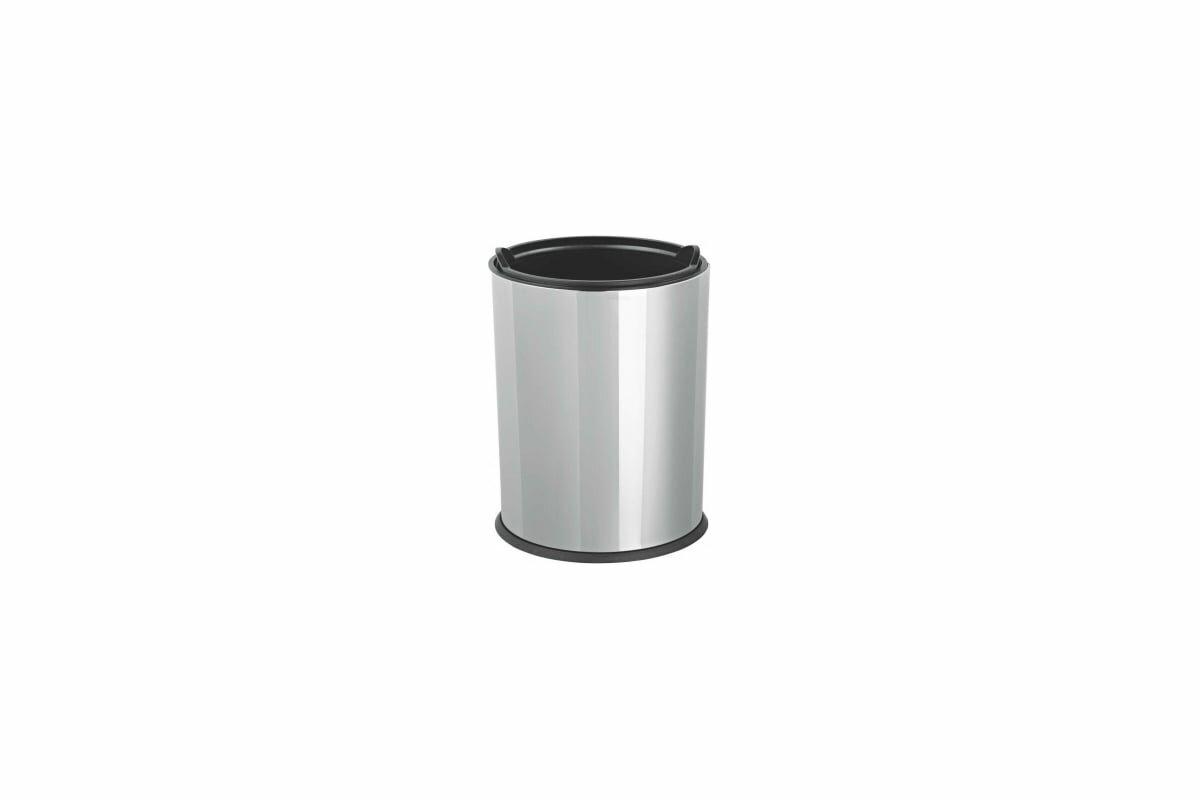 PRIMANOVA урна 8 л нержавеющая сталь круглая с внутренним пластиковым контейнером D-20583