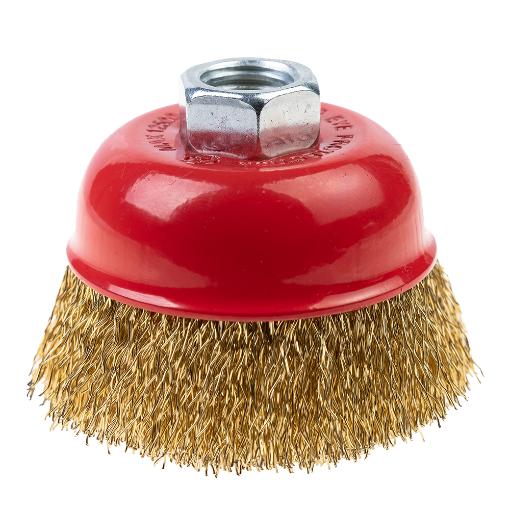 Щетка металлическая чашечная мягкая проволока 65мм*14мм YIDA T709544