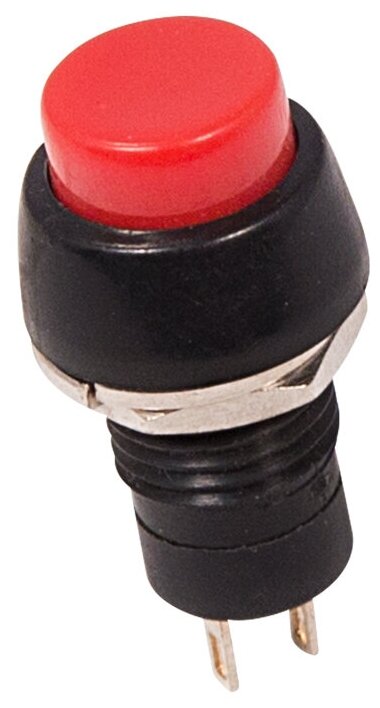Выключатель-кнопка Rexant Micro ON-OFF красная (250В 1А (2с)) (PBS-20А) {36-3070}