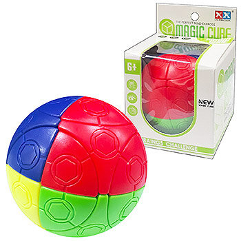 Кубик Рубика " Magic cube " шар d=7 см, картонная упаковка 8*8 см