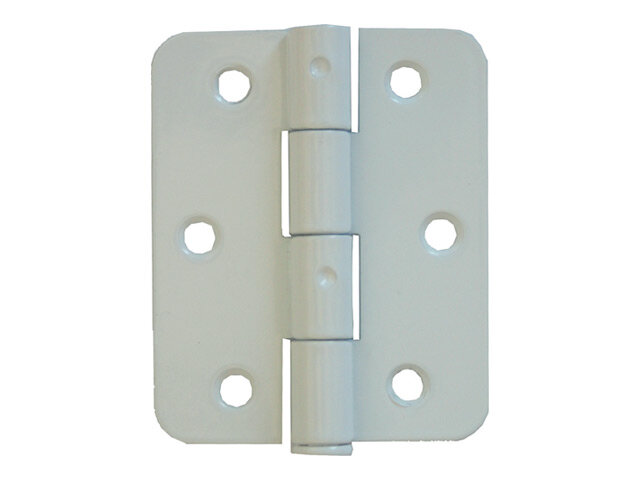 Петля накладная "ПН5", 60х49 мм, сталь, белая, для оконных рам и форточек