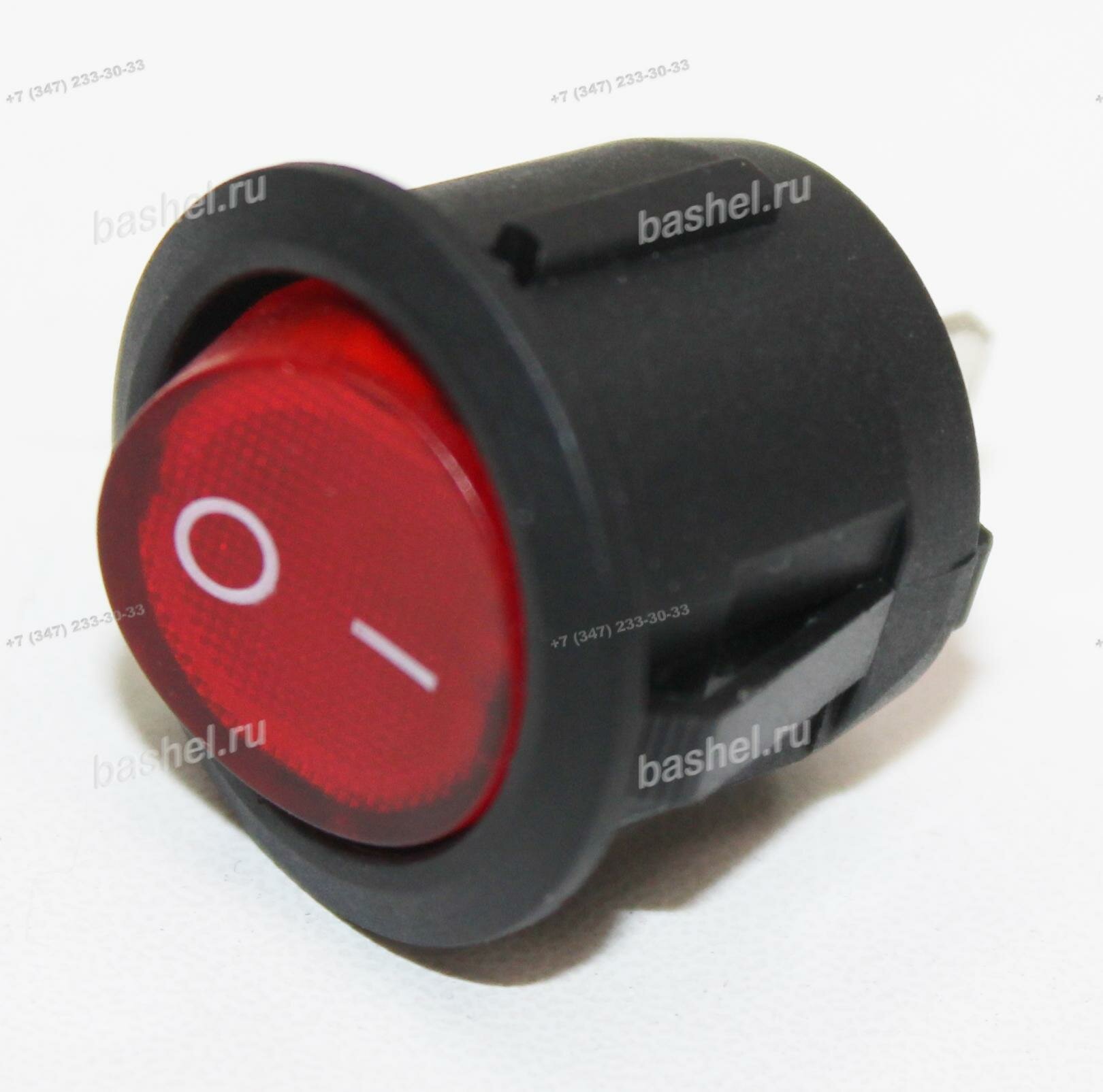 Выключатель KCD1-101-5-C3-R 6A/250V, 2PIN ON-OFF