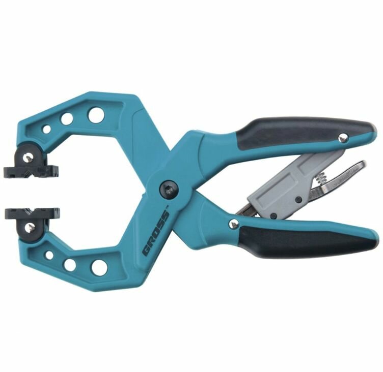 Струбцина клещеобразная GROSS 38 мм храповый механизм.