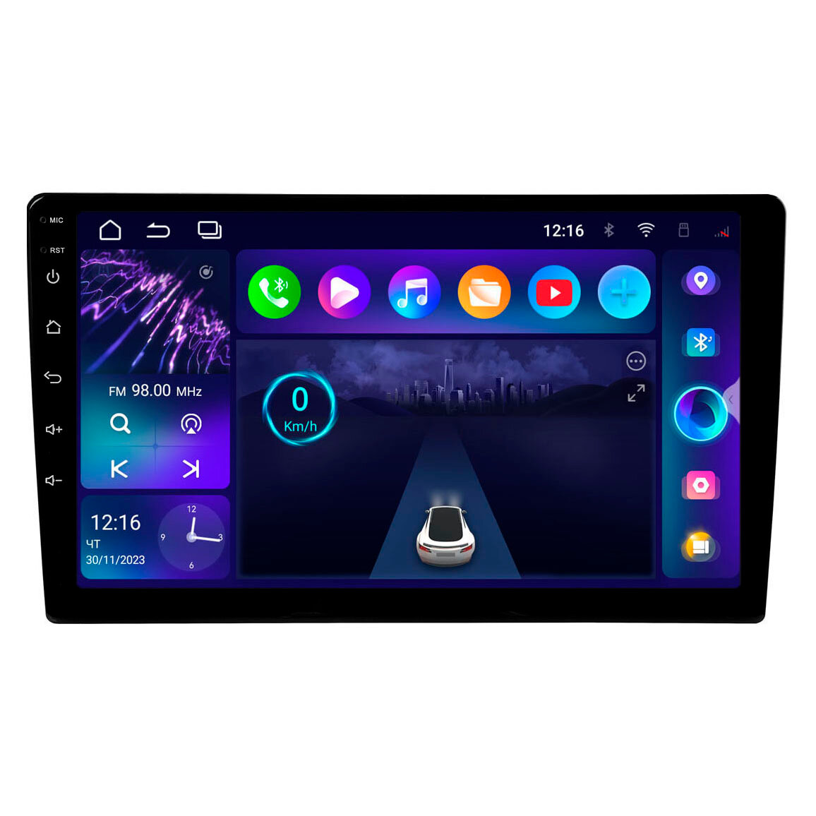 Incar ARN-7709-4 Lite Мультимедийная система 9" Android 14 DSP 4+64Gb BT IPS 1280*720