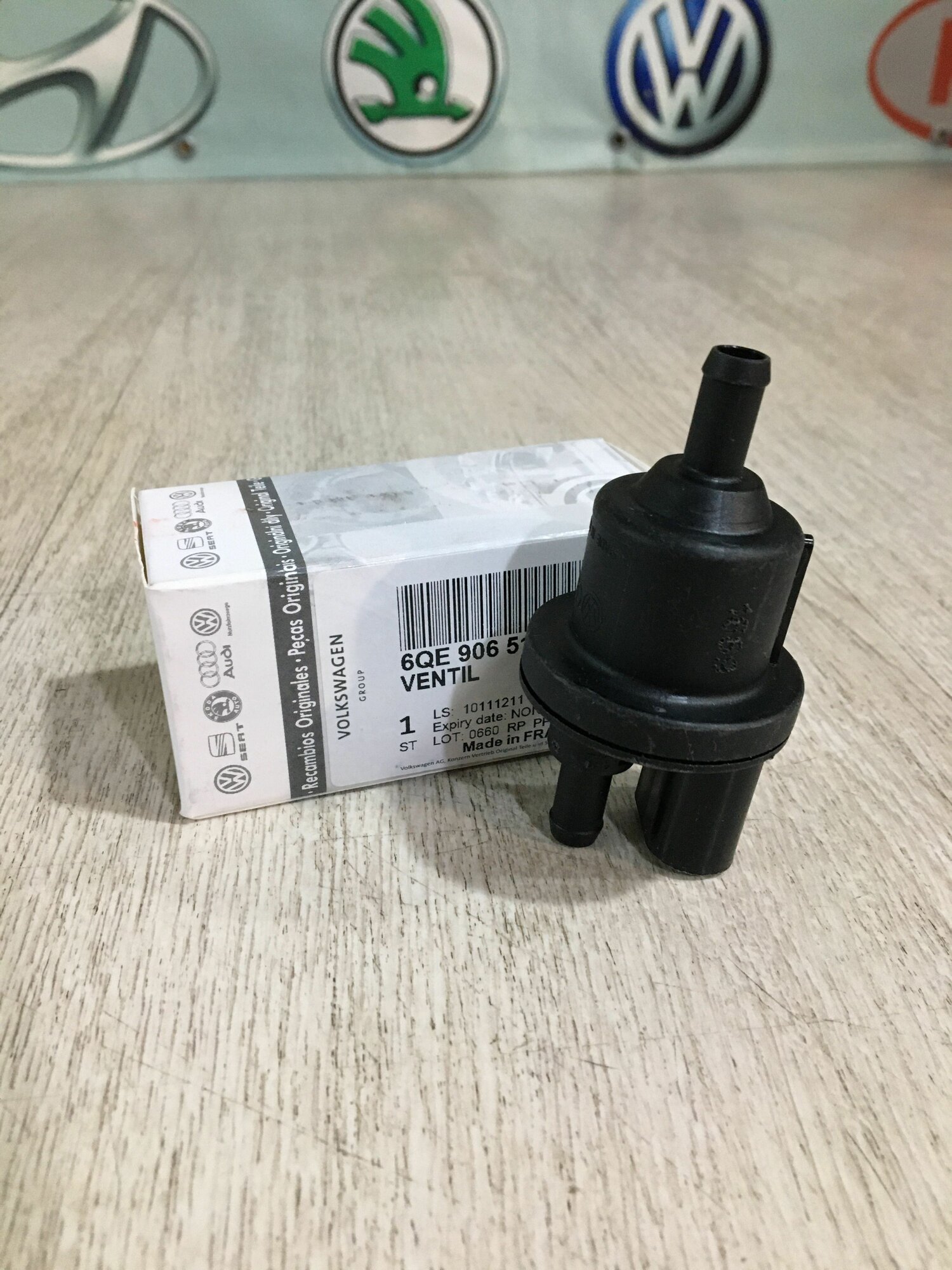 Клапан топливный абсорбера оригинальный для Polo Поло Rapid Рапид Fabia Фабия Golf Гольф Сеат Шкода Фольксваген