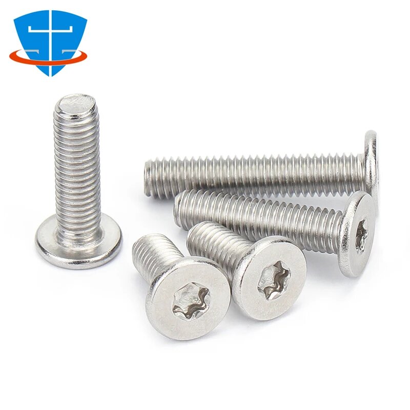 SHOUZHENG FASTENER Шестилепестковые Torx винты из нержавеющей стали 304 M6 (20pcs), 35 мм