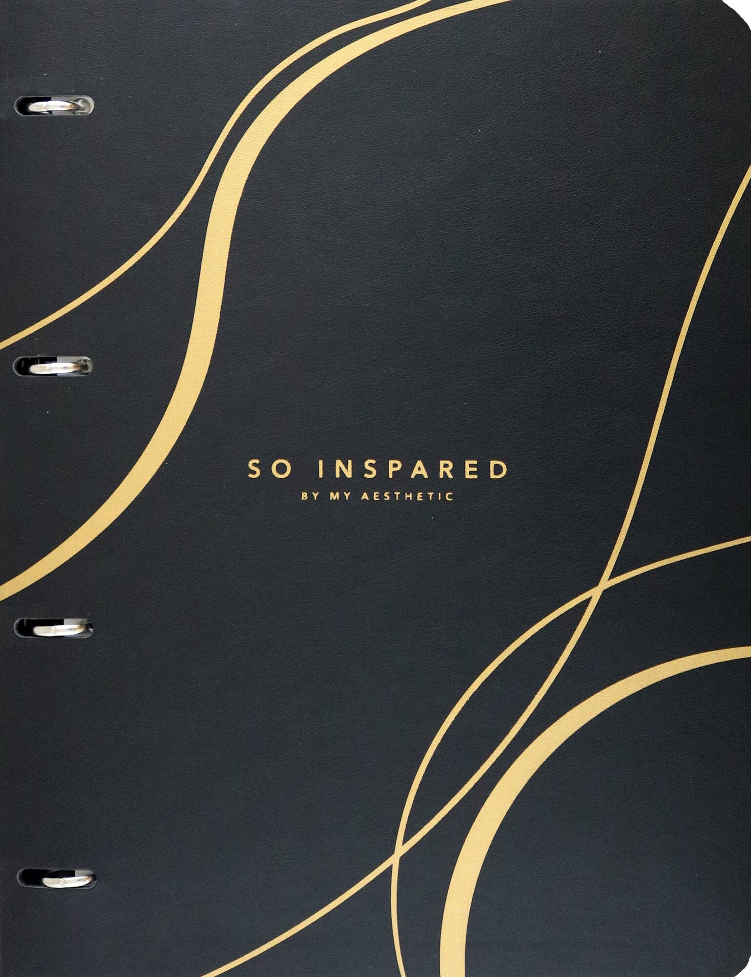 Тетрадь Lines, 120 листов, клетка, А4, черный