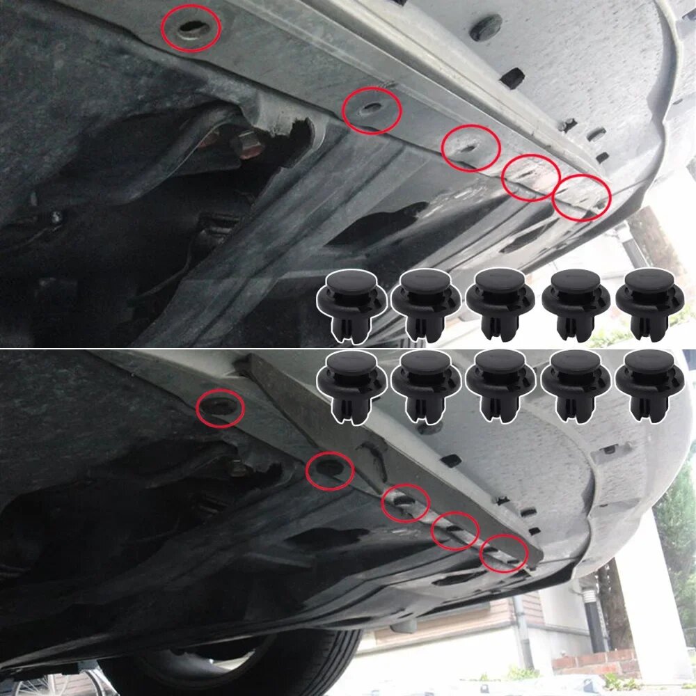 10 шт. для Honda Accord 7 2003 - 2015 2009 2012, автомобильный гриль, двигатель 10Pcs 91503-S7A-003