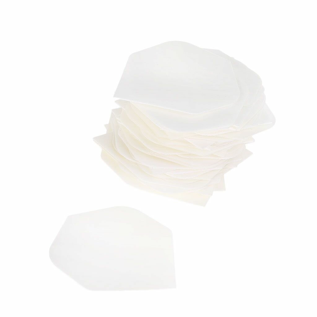 Дартс, Одноцветные дартс-лопасти - чисто белые, 50 штук