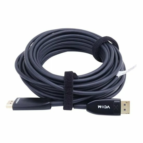 Активный оптический кабель Vcom DP1.2v-HDMI2.0v 20м (D3752B-20.0)