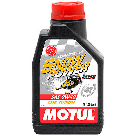 Масло MOTUL SNOW для 4-х тактных двигателей, 1л, MOTUL-SNOW-0W40-1L