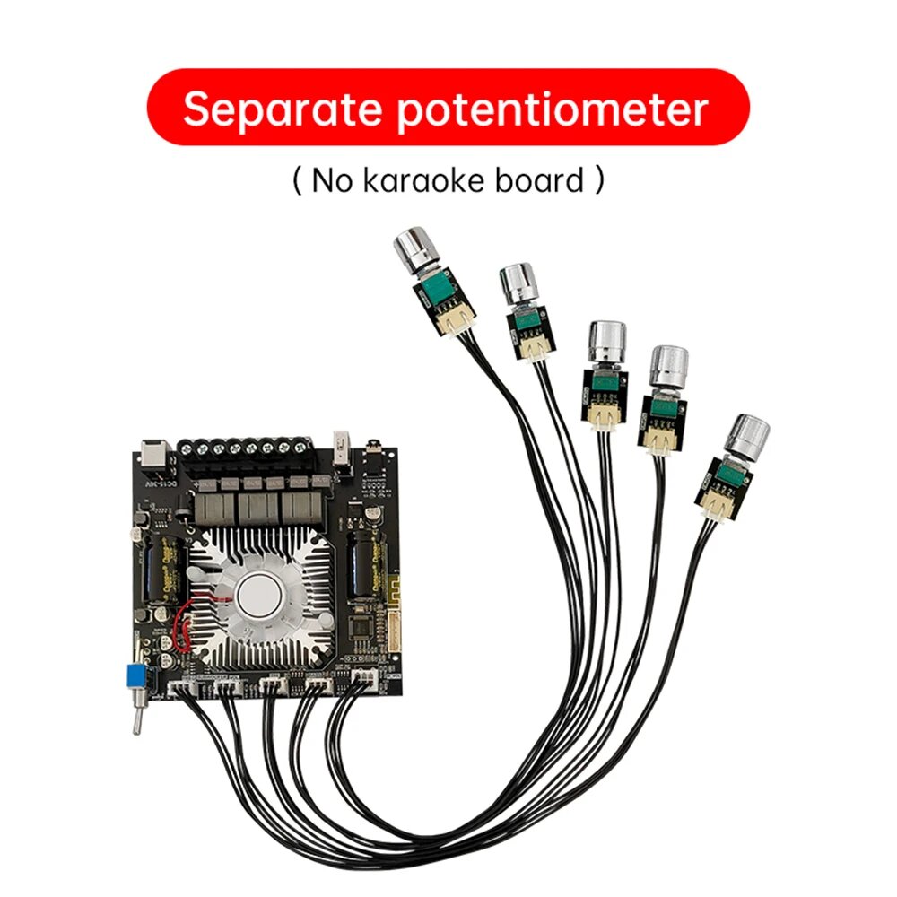 Occkic Bluetooth усилитель 2.1 канала 220Вт*2+350Вт C