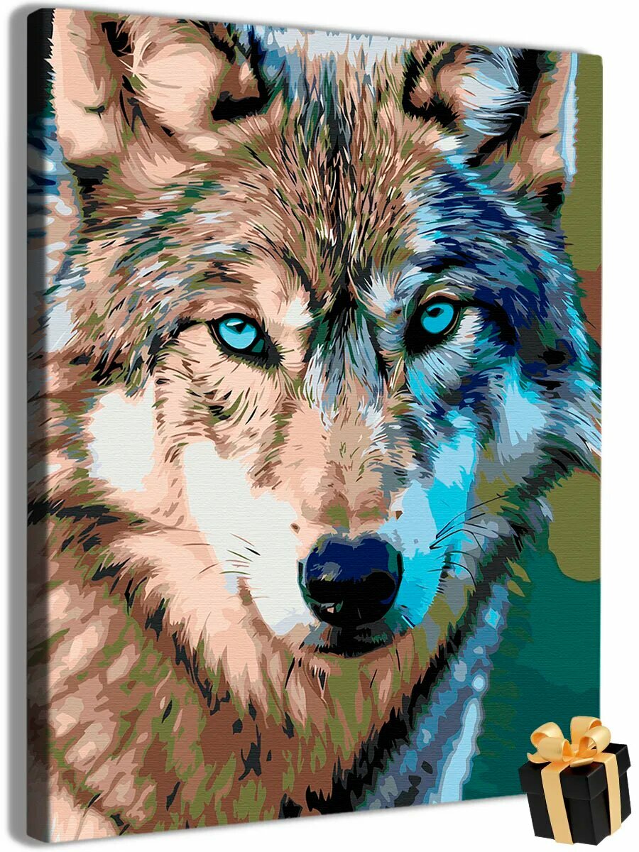 Картины по номерам Волк
