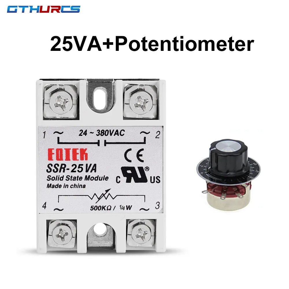 Твердотельное реле SSR 10VA 25VA 40VA