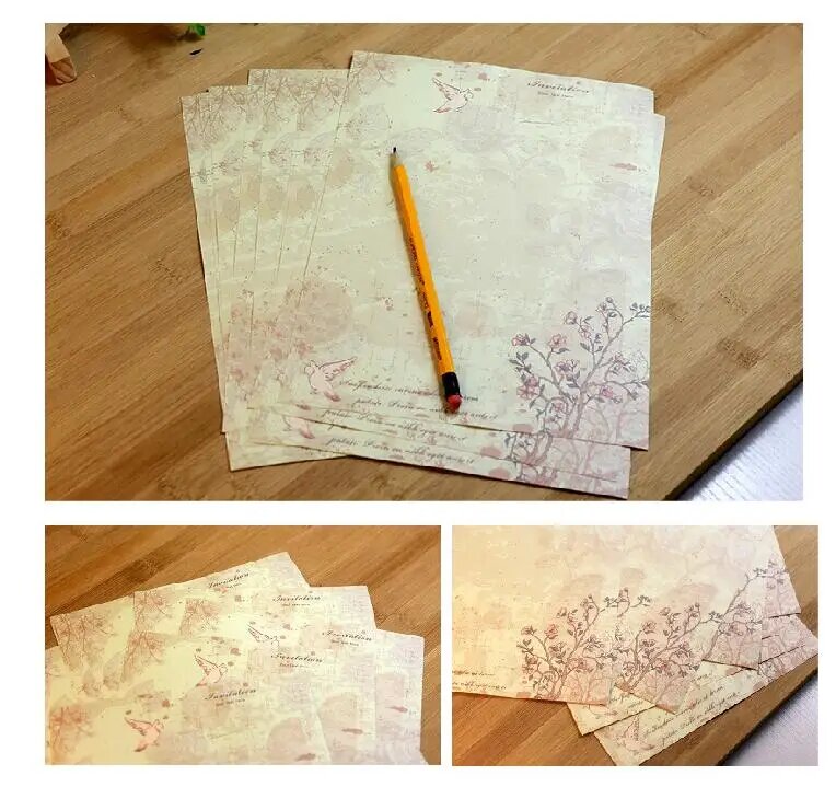 Бумажные блоки для писем, 10 шт. F