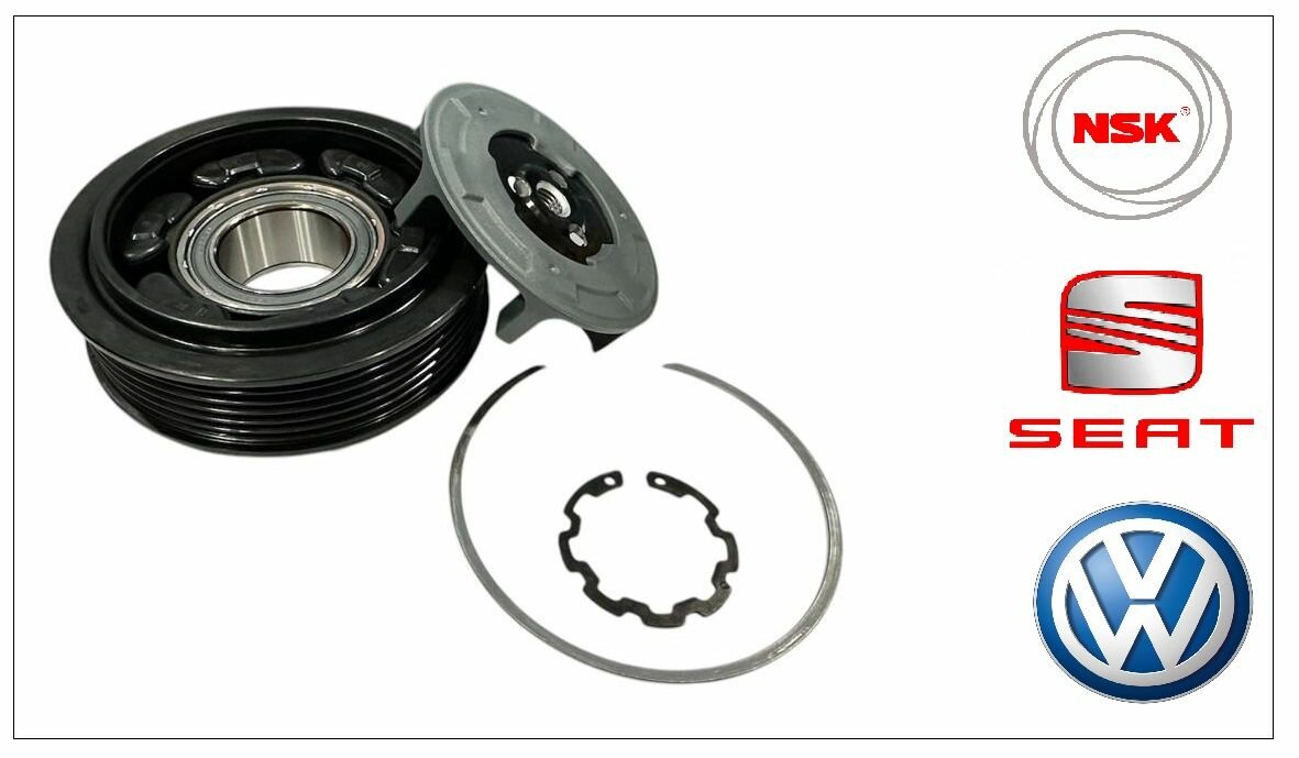Муфта компрессора кондиционера подшипник NSK Japan Audi VW Skoda Seat