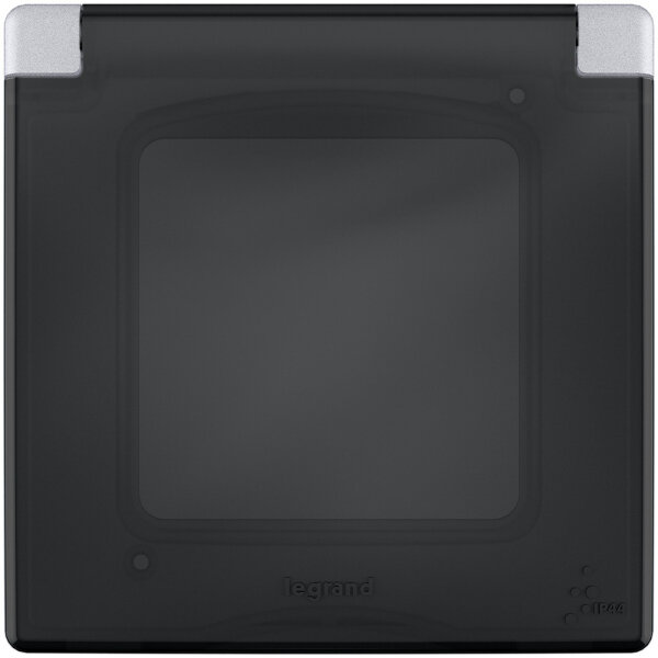 15 шт. Legrand INSPIRIA Алюминий Рамка с защитной крышкой IP 44, 673922