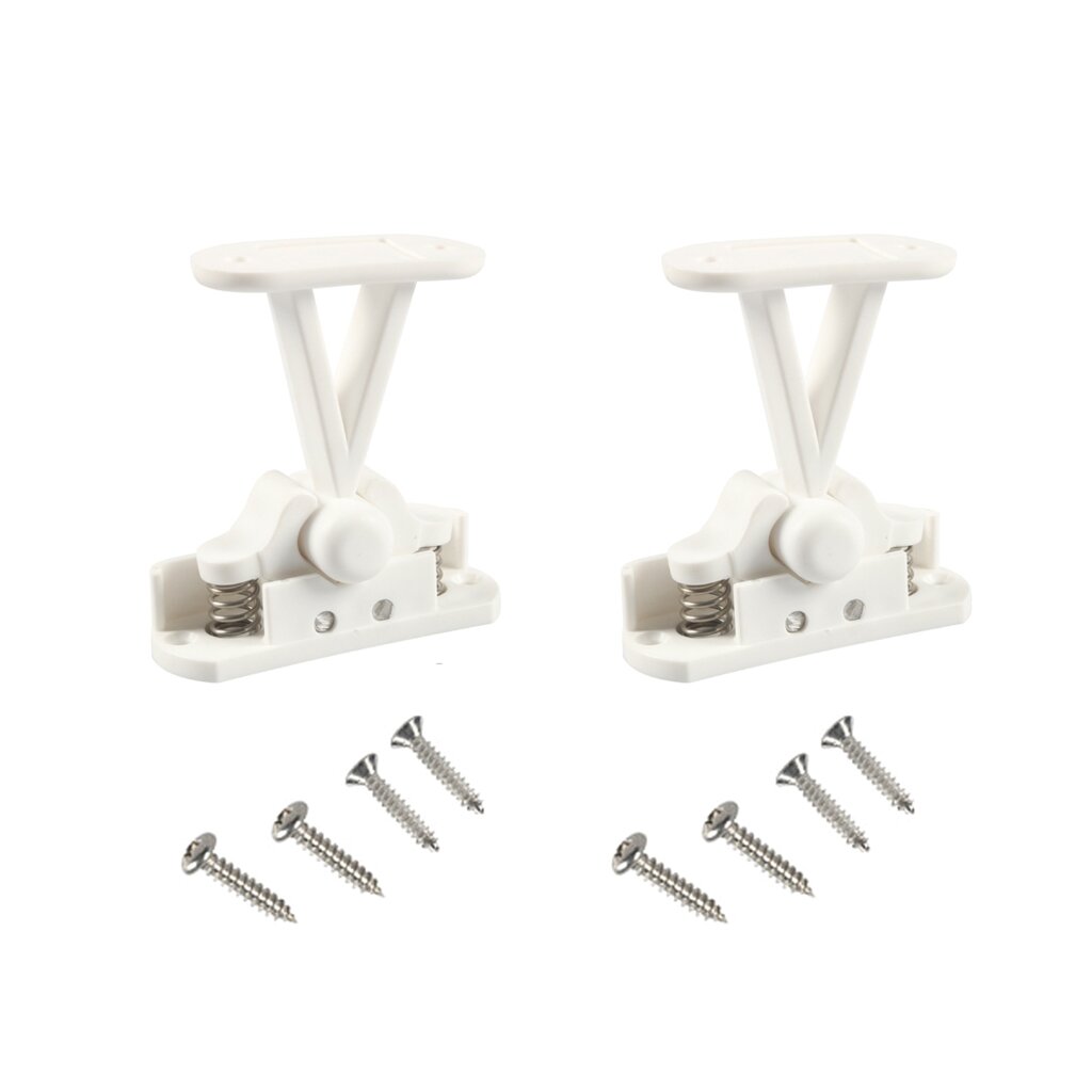 Пружинный Фиксатор Двери Автофургона Защелка Белый Нейлоновый Фиксатор Двери Защелка Автофургона Автодома Лодки Удержание