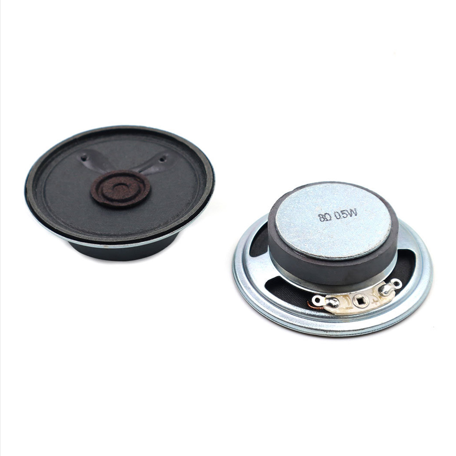0.5W 8Ohm Internal Mini Magnet Speaker Loudspeaker 20mm 2Pcs (Pack of 2)