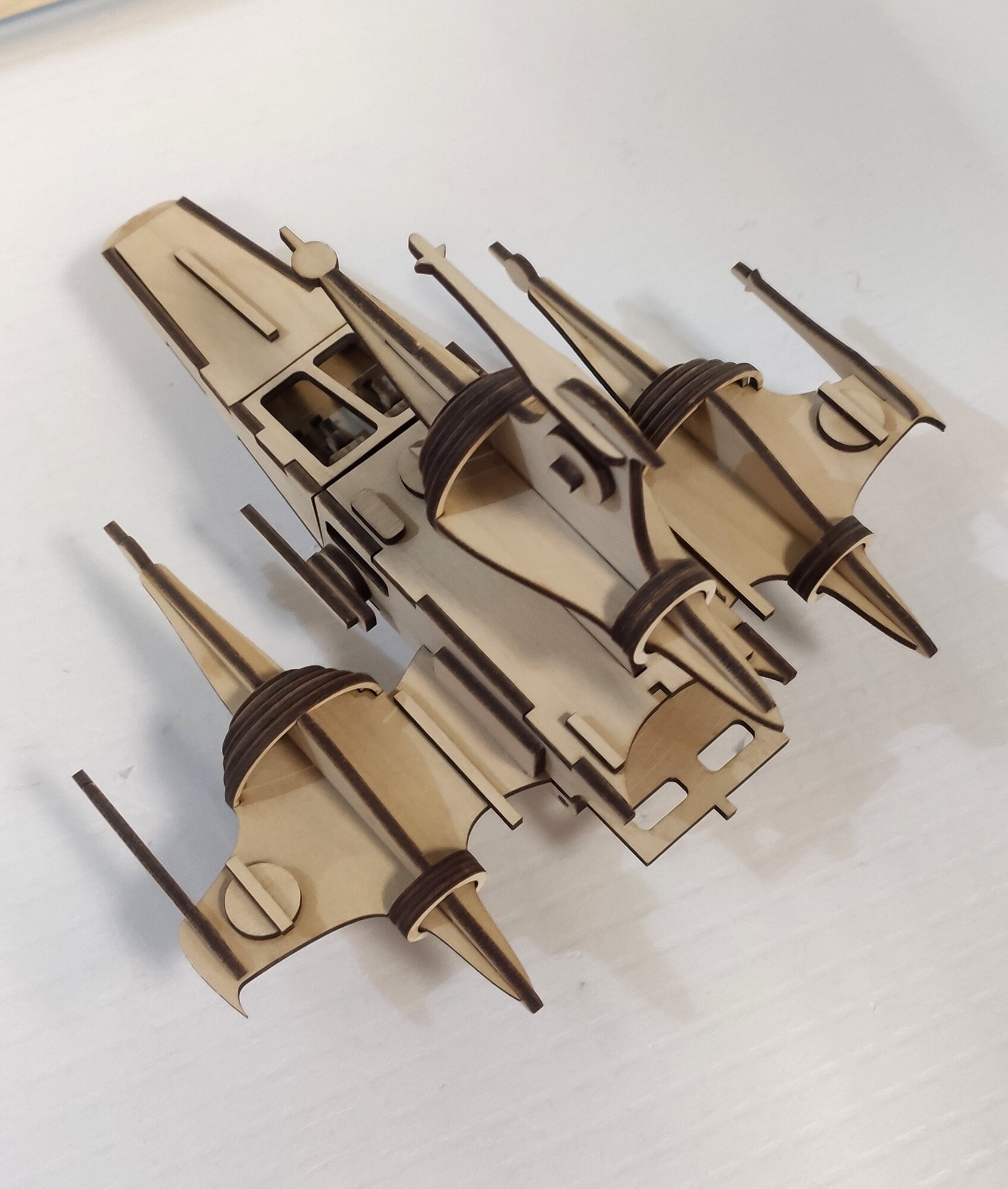 Конструктор деревянный "Звездный Челнок", шатл, сборная модель, для детей от 7 лет, Faner kit