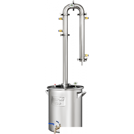 Дистиллятор Добрый жар Абсолют (40л, 7 трубок)