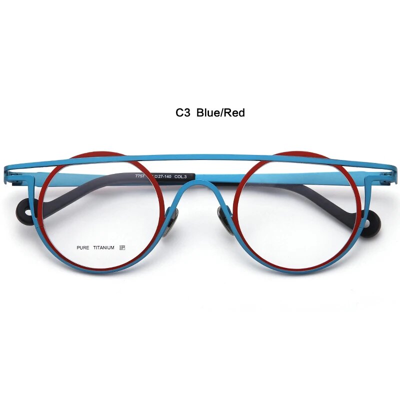 MUZZ Женские очки «кошачий глаз» из титана C3