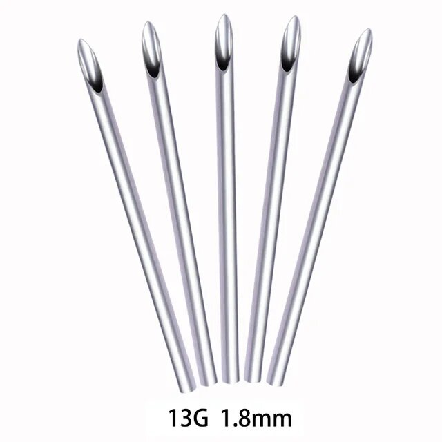 Иглы для пирсинга 13G 1.8mm, 5шт