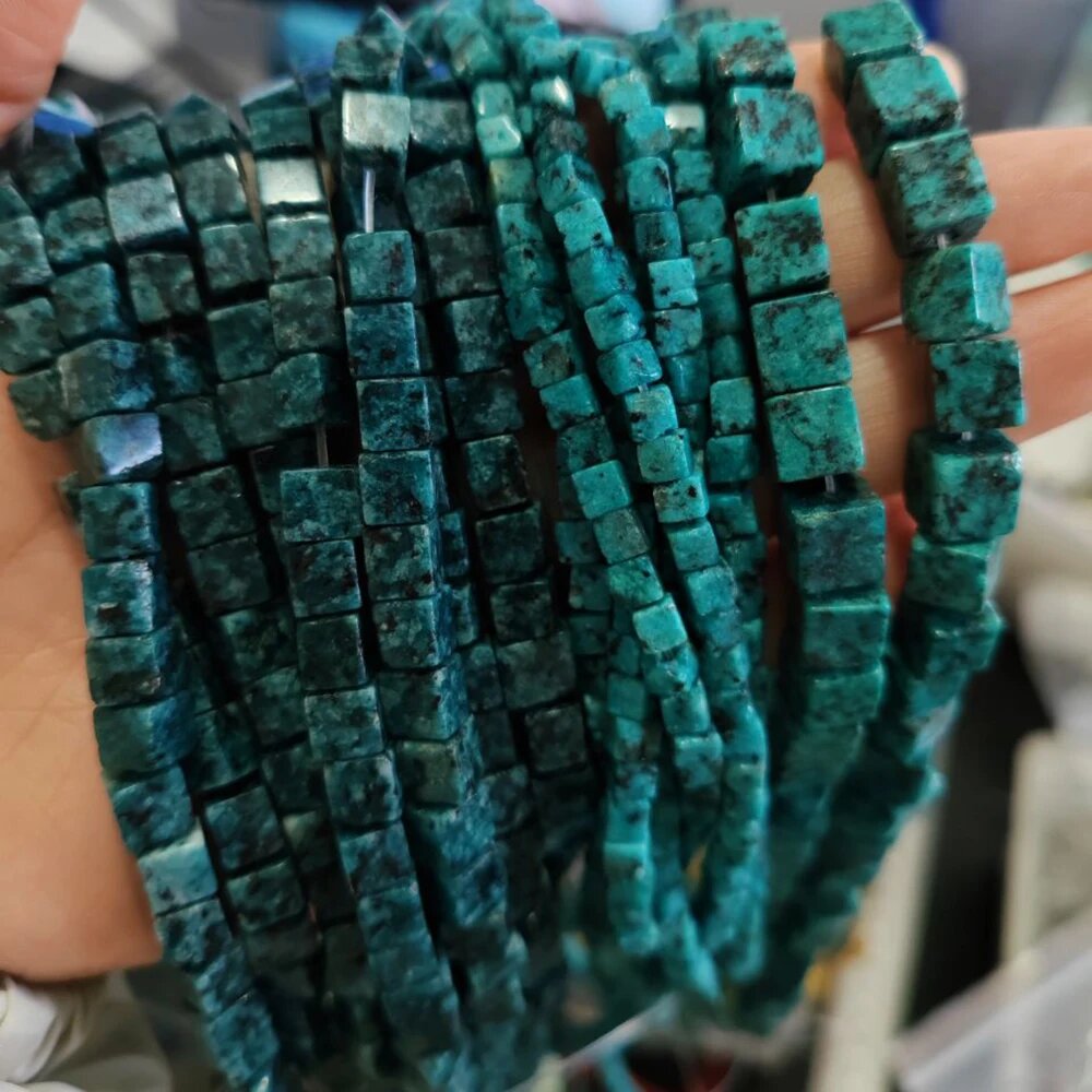 Модные цвета 4 мм/6 мм/8 мм квадратные бусины куб из натурального камня свободные бусины-разделители DIY ручной работы из бисера для изготовления ювелирных изделий оптом