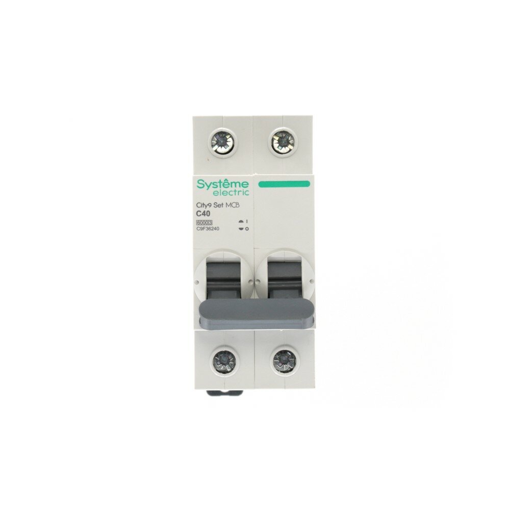 Автоматический выключатель Systeme Electric City9 Set, 40A, 2P 6kA