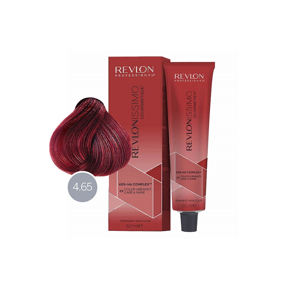 Revlon Professional Revlon Revlonissimo Colorsmetique 4.65 - Перманентная краска для волос коричневый красно-махагоновый 60 мл