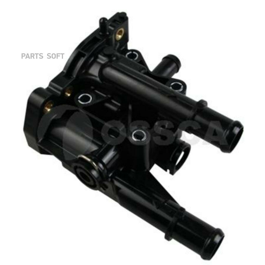 24384 OSSCA Корпус термостата-пластик / OPEL Astra-J, Insignia, Mokka, Zafira-C, Chevrolet Cruze, Orlando 1.6/1.8 09~