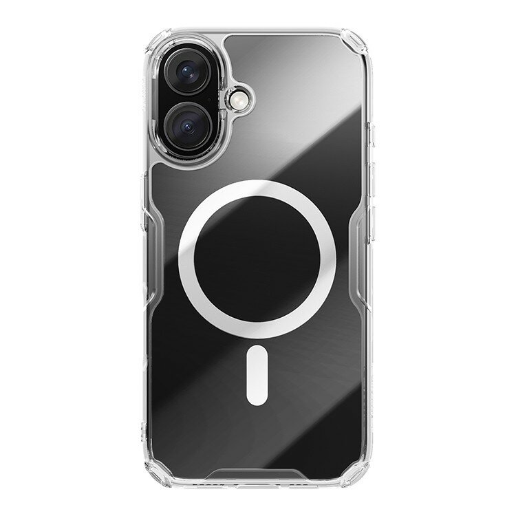 Nillkin прозрачный чехол с Magsafe для iPhone 16, Nature TPU Pro Magnetic White
