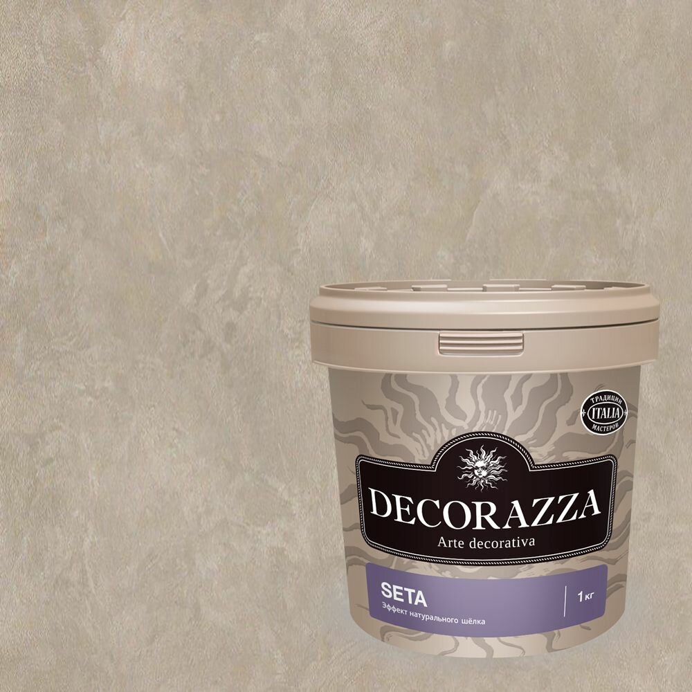 Декоративная штукатурка с эффектом натурального шелка Decorazza Seta (1кг) ST 11-79