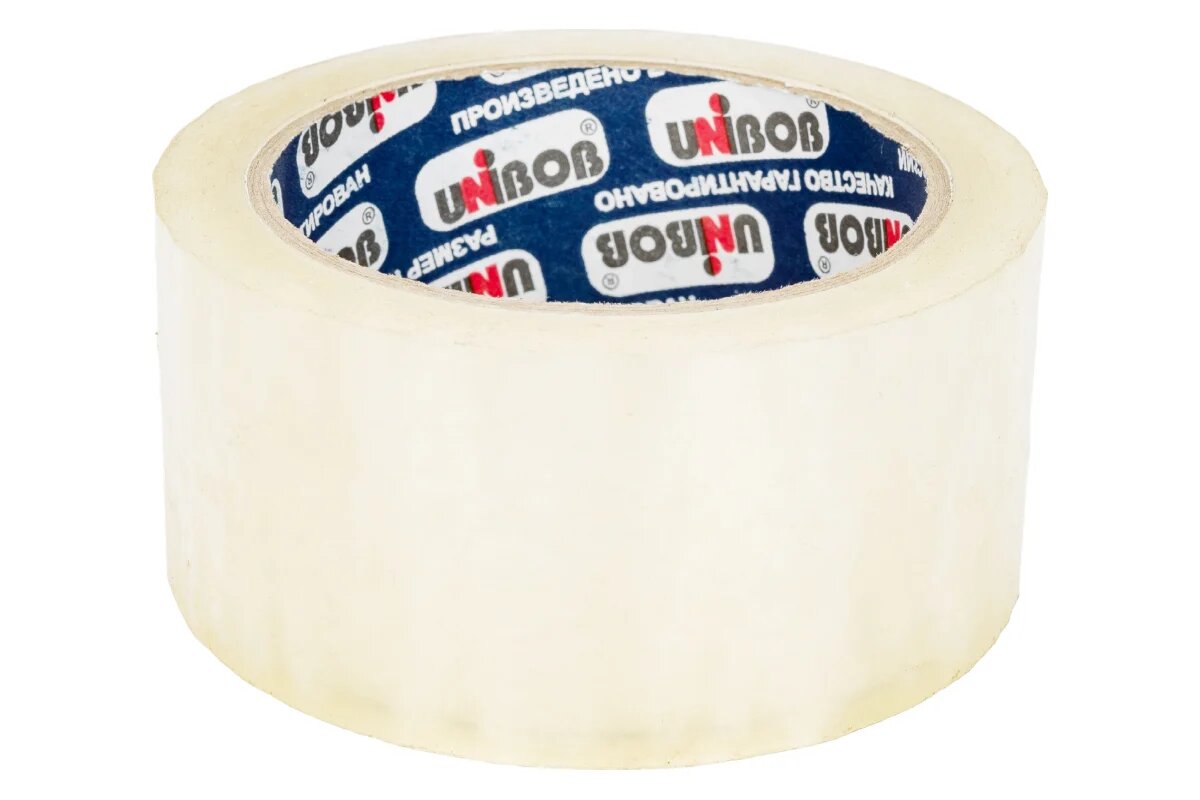 UNIBOB 600 Прозрачная упаковочная клейкая лента 48 мм x 66 м 214955