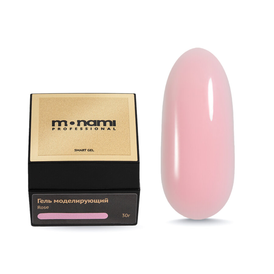 Гель для наращивания ногтей Monami "Smart Rose", для всех техник, 30 гр