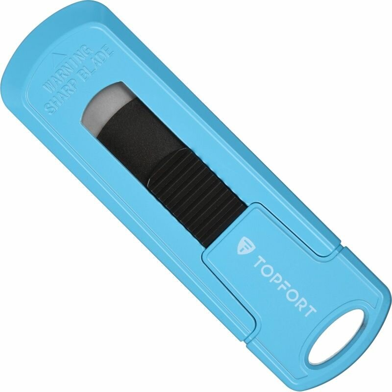 Нож Topfort безопасный мини 19 мм, цинковый корпус
