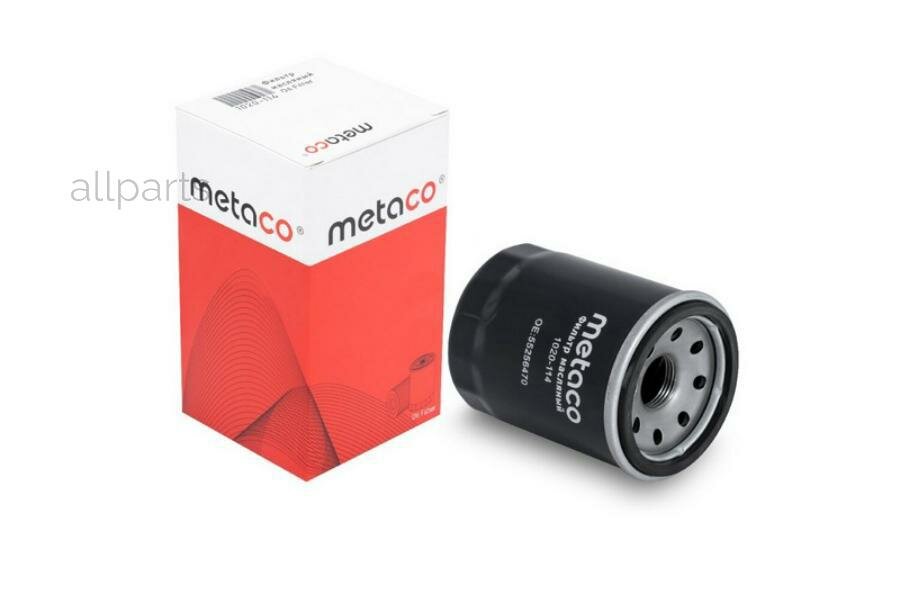 METACO 1020-114 Фильтр масляный FIAT BRAVA / RENAULT CLIO Metaco 1020-114