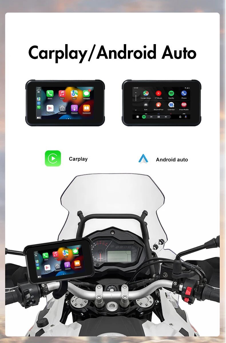 Видеорегистратор Autoway, 2 камеры, сенсорное управление, GPS, водонепроницаемый
