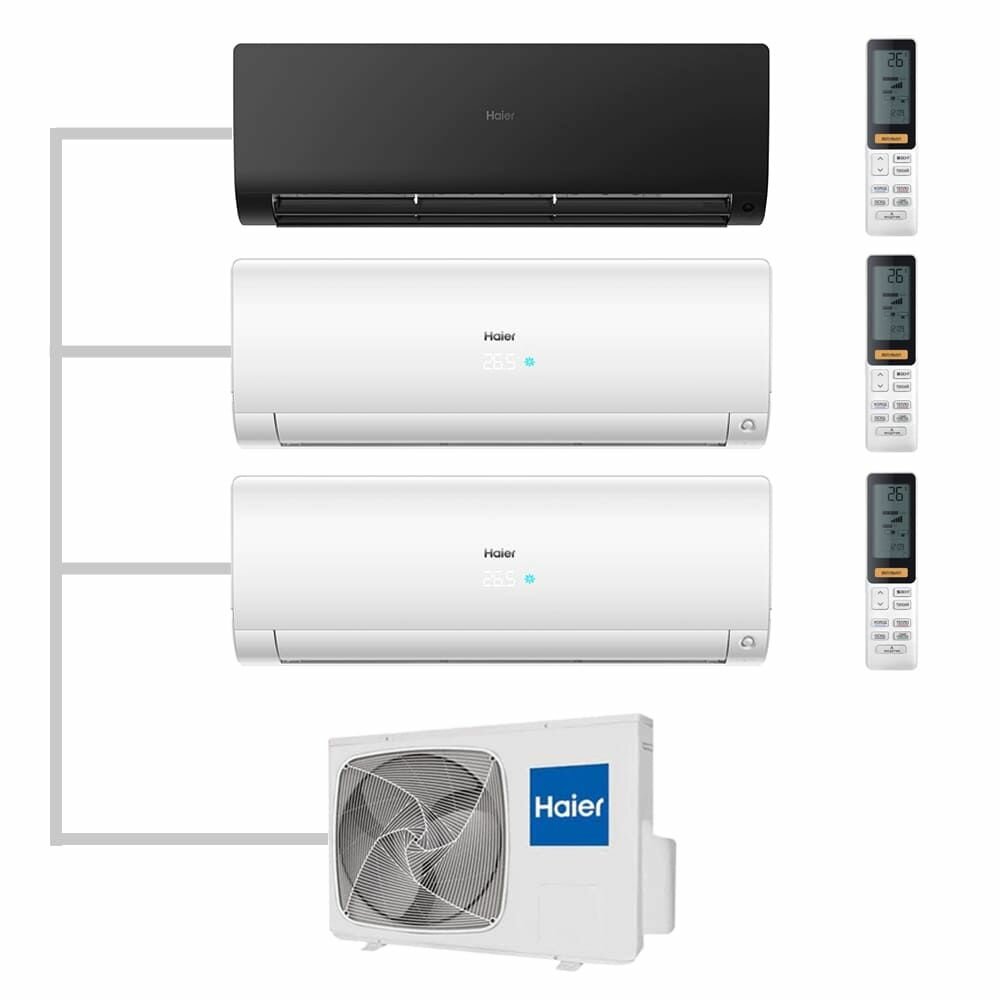 Мульти сплит-система настенная Haier AS35S2SF2FA-B/AS35S2SF2FA-W/AS25S2SF2FA-W/3U70S2SR5FA Inverter