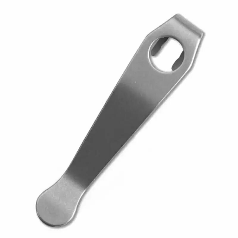 Титановый зажим для ножа Spyderco Para 3 Stone wash