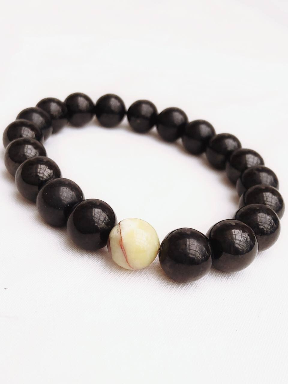 Браслет, шунгит, опал