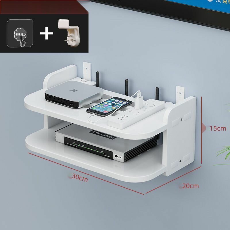 Полка настенная для приставки, wi-fi роутера модема, полочка универсальная