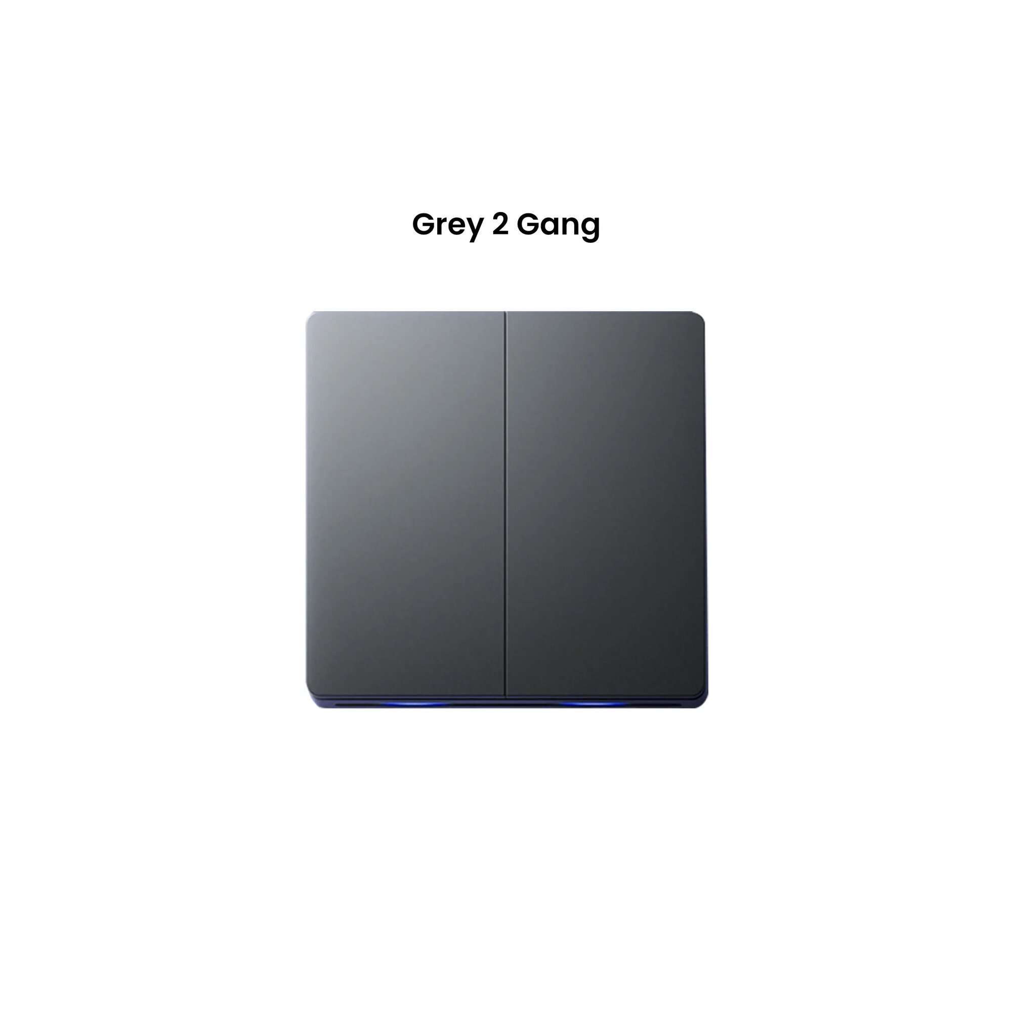 Умный выключатель света GIRIER 1/2/3/4 Gang Grey 2 Gang