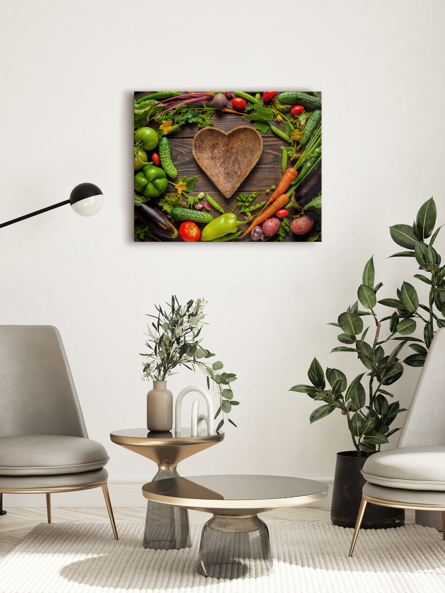 Картина Postermarket "Витаминный коктейль" на стекле, 40x50 см