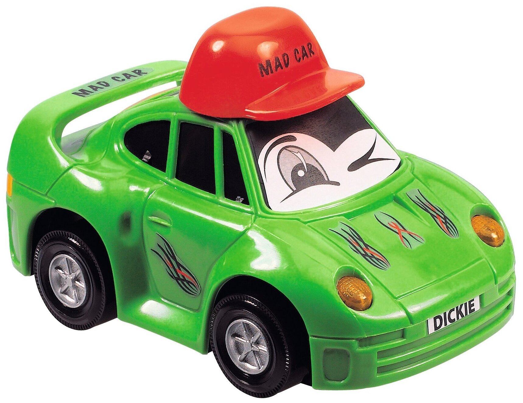 Веселая машинка Dickie Toys 3313007 12 см зеленая, детская игрушка